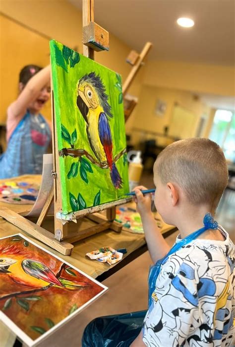 Рисуване за деца урок по рисуване със сюжет Танцово и спортно студио Мушмула