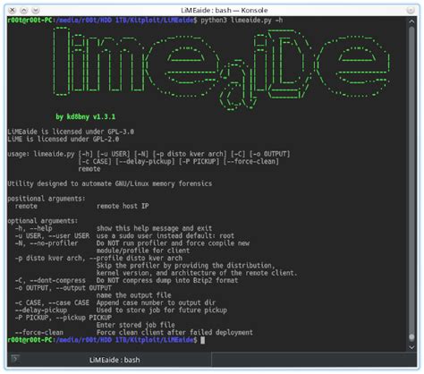 Limeaide Tool To Remotely Dump Ram Of A Linux Client