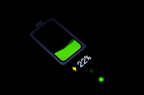 Premium Photo Battery Level Indicator On A Smartphoneblack