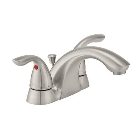 Reviews For Glacier Bay Builders 4 In Centerset Double Handle Low Arc