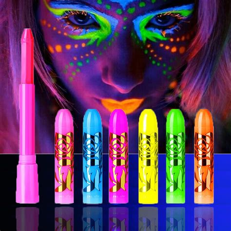 6 Pieces Glow In The Dark Paint Glow In The Dark Face Body