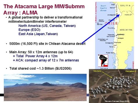 Atacama Large Millimetersubmillimeter Array Expanded Very Large Array