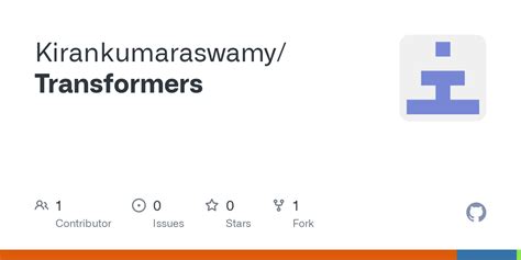 GitHub Kirankumaraswamy Transformers