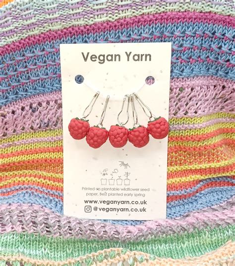 Large Raspberry Place Holders Stitch Markers Uk