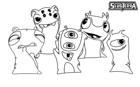 Free Printable Coloring Page Of Tenasher From Slugterra Bajoterra