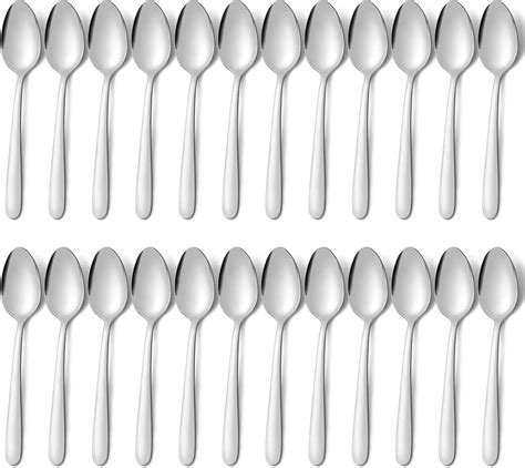 Amazonde Bewos Teelöffel 24 Stück Edelstahl Kaffeelöffel 571 Inch