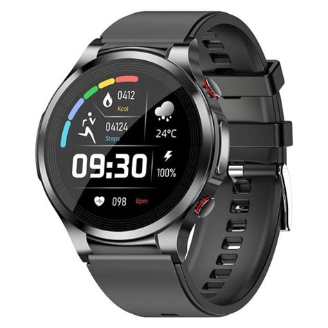Montre homme Montre intelligente glycémie sang oxygène fréquence cardiaque détection ECG sommeil