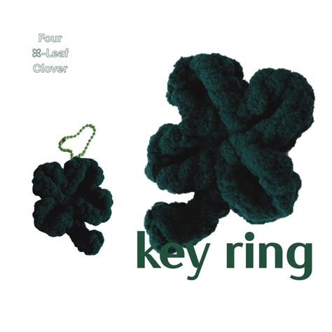 비펌 스튜디오 Four Leaf Clover keyring 네잎클로버키링 위시버킷