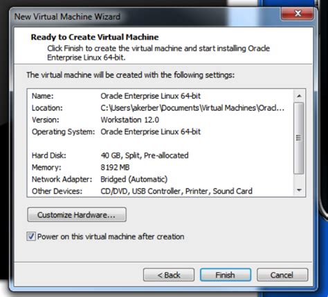 Creating A Vmware Workstation For Oracle Database Installation House Of Brick