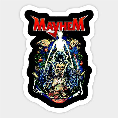 Mayhem Mayhem Band Sticker Teepublic