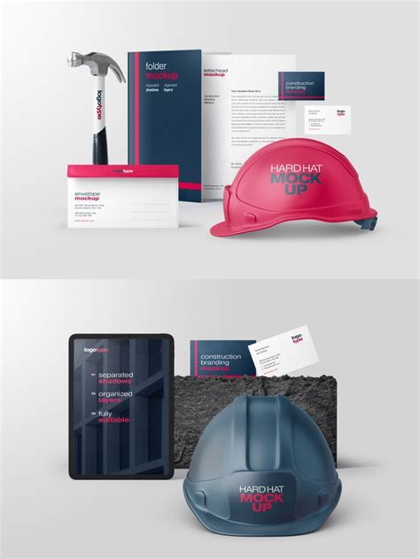 Construction Branding Mockup Bundle Artofit