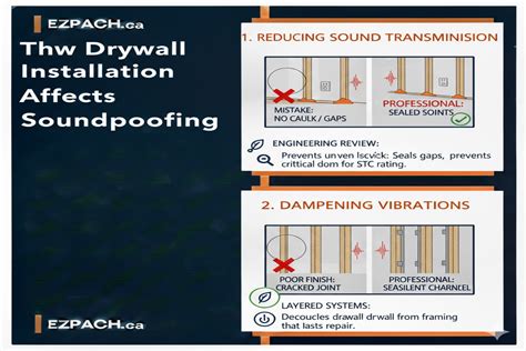 How Drywall Installation Affects Soundproofing Ez Patch