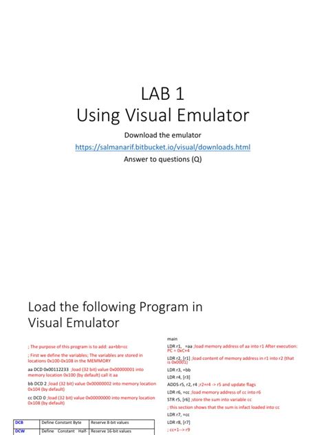 An Analysis Of Data And Instruction Memory Locations Register