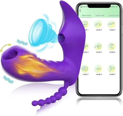 Amazon 18 potentes modos de vibración y succión 3 en 1 aplicación
