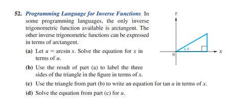 Solved Programming Language For Inverse Functions In Chegg