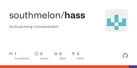GitHub Southmelon Hass Guihuacheng Homeassistant