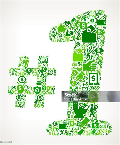처음부터 돈과 금융 그린 벡터 아이콘 배경 1에 대한 스톡 벡터 아트 및 기타 이미지 1 1위 가계 Istock
