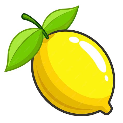 Lemon Clip Art And Vector Design With A White Background Premium Ai
