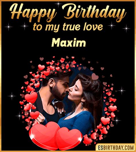 Happy Birthday Maxim  🎂 Images Animated Wishes【28 S】