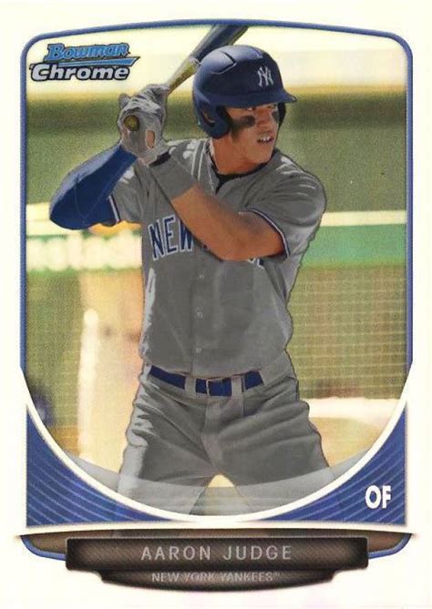 2013 Bowman Chrome Draft Picks Prospects Aaron Judge BDPP19 Baseball