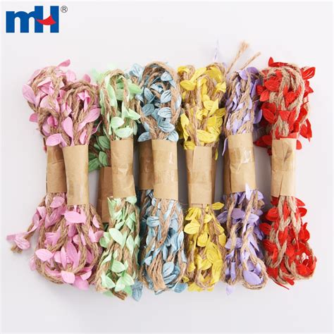10m Natural Hessian Jute Twine Leaf Rope