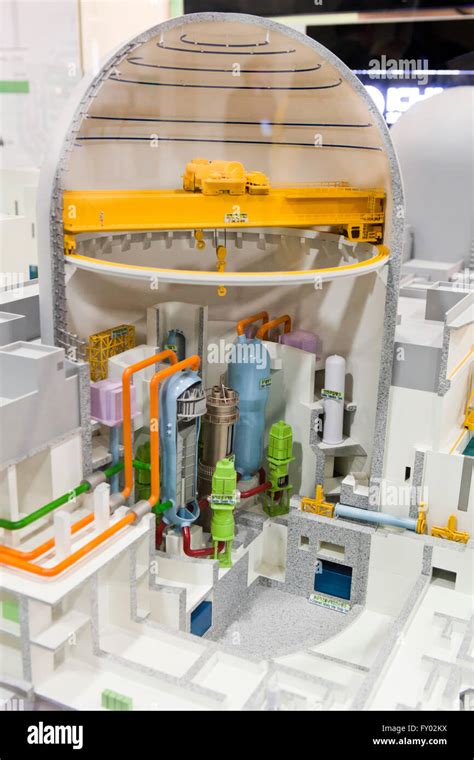Scale Model Of Advanced Power Reactor APR Nuclear Stock Photo Alamy