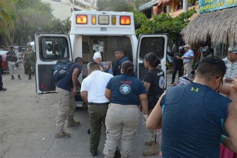 Balacera Deja Un Muerto Y 4 Heridos En Playa De Acapulco México