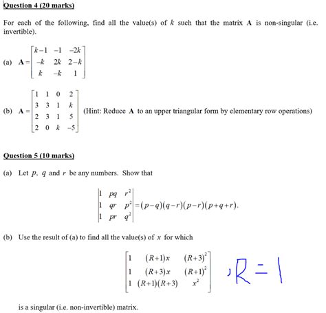 solved question 4 20 marks for each of the following find
