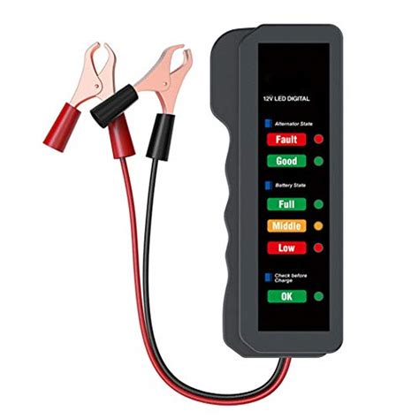 Testeur De Batterie Et D Alternateur De Voiture 12 V Testeur De Charge Automobile