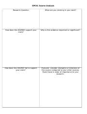 OPCVL Source Analysis Evaluating Strengths And Limitations Of A Course Hero