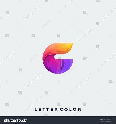 Abstract Letter Illustration Vector Design Template Stock Vector Royalty Free