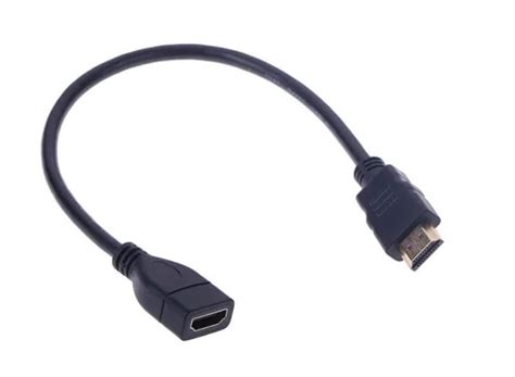 CABO ADAPTADOR HDMI MACHO X HDMI FEMEA EXTENSOR 27CM Recifetronic