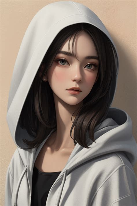 Ai绘画 卫衣少女 11