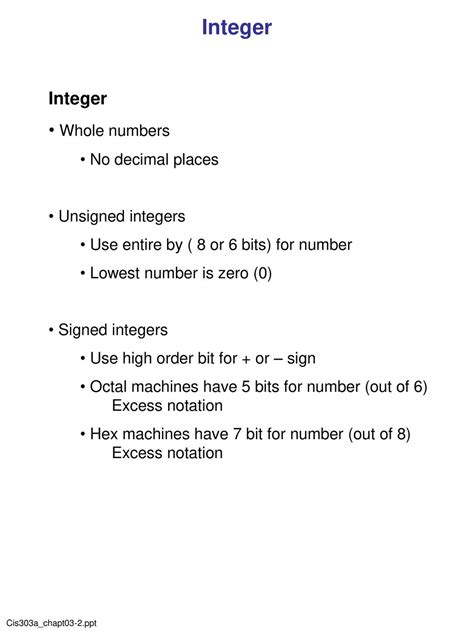 Integer Real Numbers Character Boolean Memory Address CPU Data Types Ppt Download