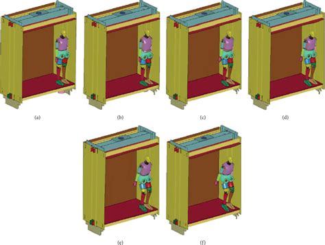 Evolution Of Calculation For A Corner Located Dummy At 10 M S Speed