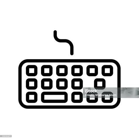 Computer Keyboard Icon Stock Illustration Download Image Now