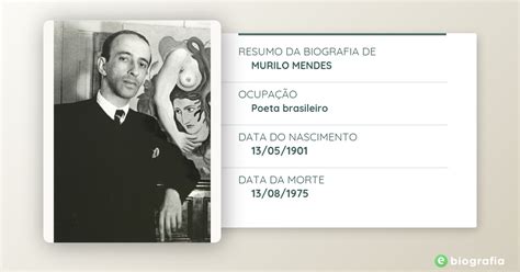 Biografia De Murilo Mendes Ebiografia