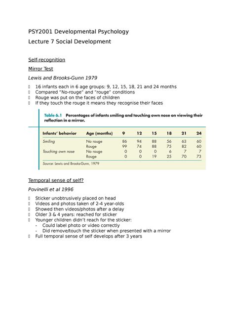 developmental psychology social development psy2001 developmental psychology lecture 7 social