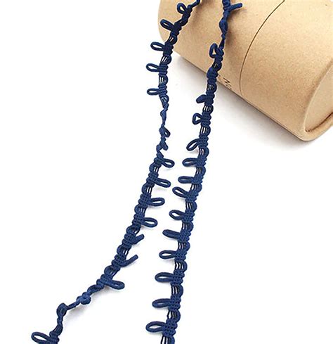 Looped Elastic Button Trim 1 2 Sold By Yard Humboldt Haberdashery