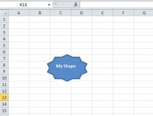 Excel VBA Lesson Adding And Manipulating Shapes Learn Excel VBA Online Step By Step