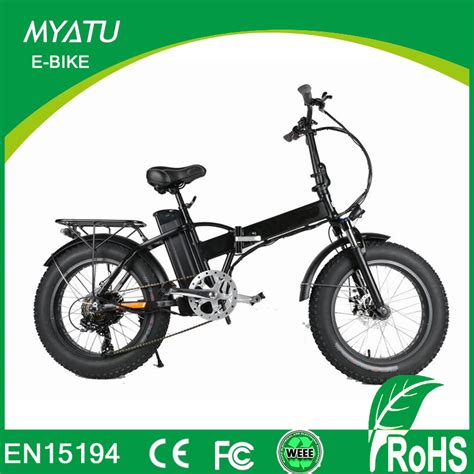 20inch Folding Snow E Bike With 40 Fat Tire Myatu Fat Bike China