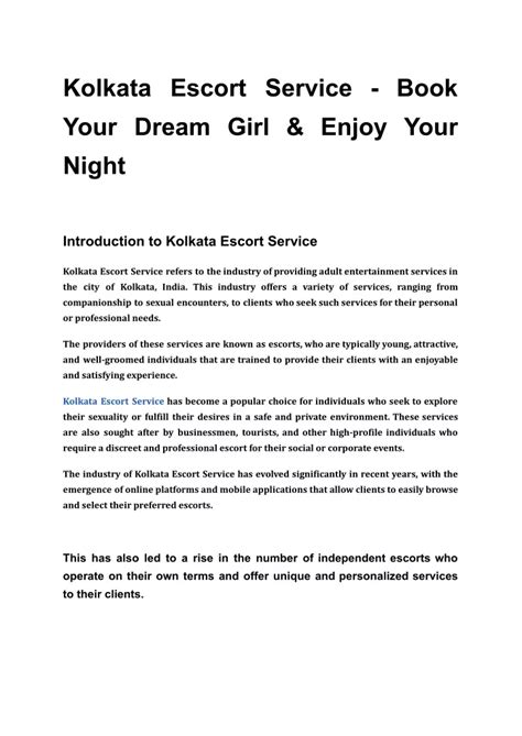 Ppt Amazing Escort Service In Kolkata Call Girl 9892022745 Call