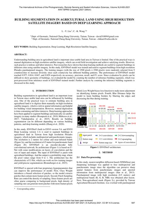pdf building segmentation in agricultural land using high resolution