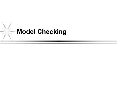 Model Checking