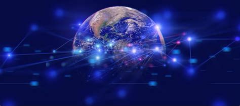 Premium Photo Earth And Network Of Internet Satellite For