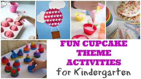 Fun Cupcake Themed Activities For Kindergarten Learning And Play