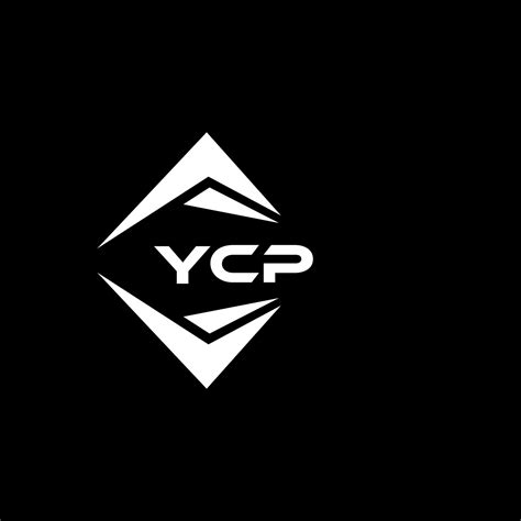 Ycp Abstract Monogram Shield Logo Design On Black Background Ycp