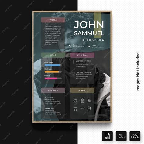 Premium Vector Designer Elegant Cv Resume