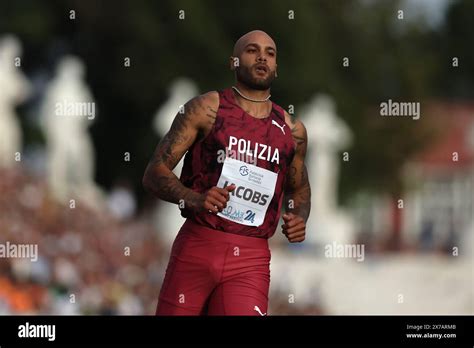 Rome Italy 18052024 Tokyo 2020 Gold Olympic Medalist Marcell Jacobs