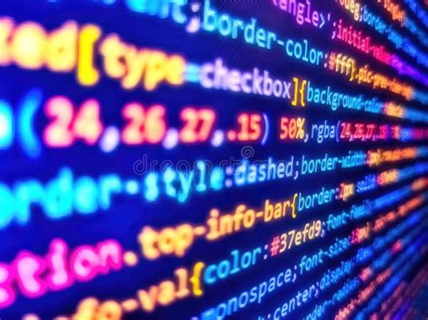 Abstract Computer Script Code Internet Security Hacker Prevention Web